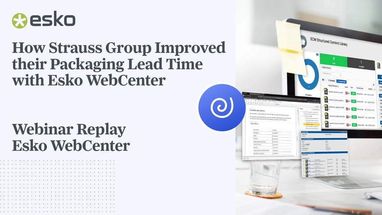 How Strauss Group Improved their Packaging lead time with Esko WebCenter – Webinar Replay