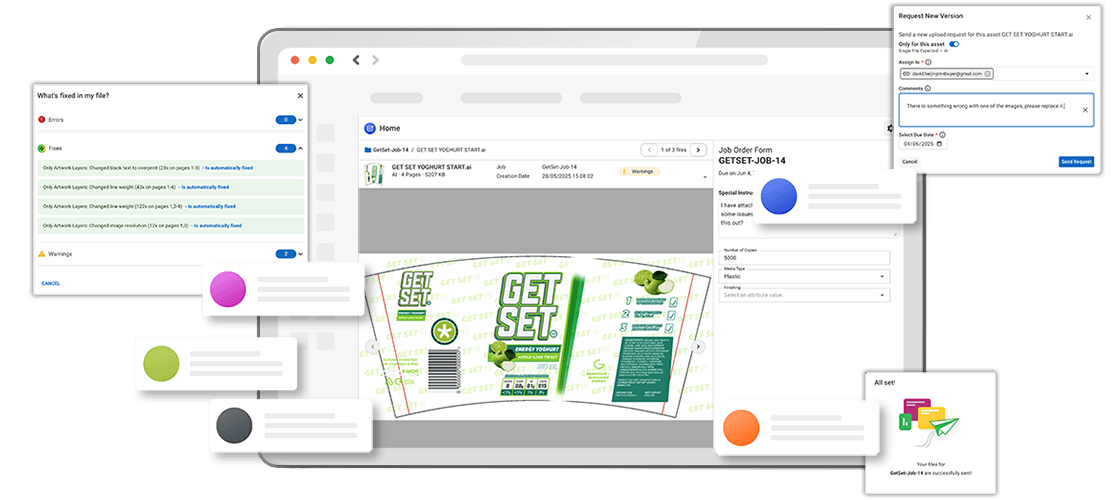 WebCenter Pack | Artwork File Onboarding Software | Esko